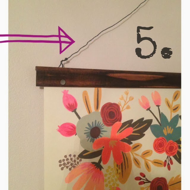 Mending Treasure & Much More: DIY: SCROLL STYLE POSTER FRAMES
