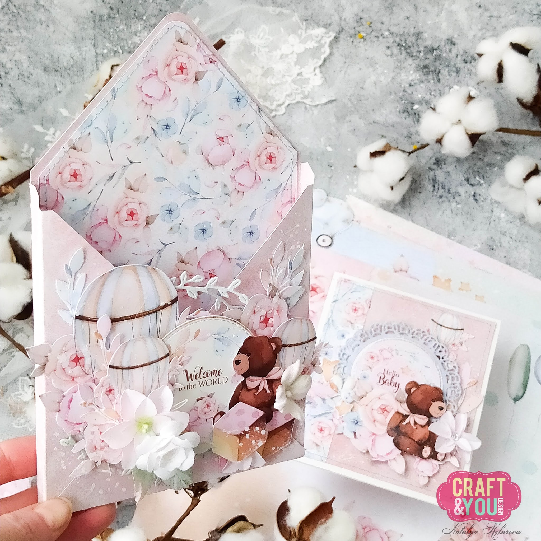 Craft and You Design: A gift set of an envelope - case and postcard for ...