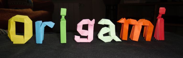 Los chiribiquis de Winga: Letras de origami
