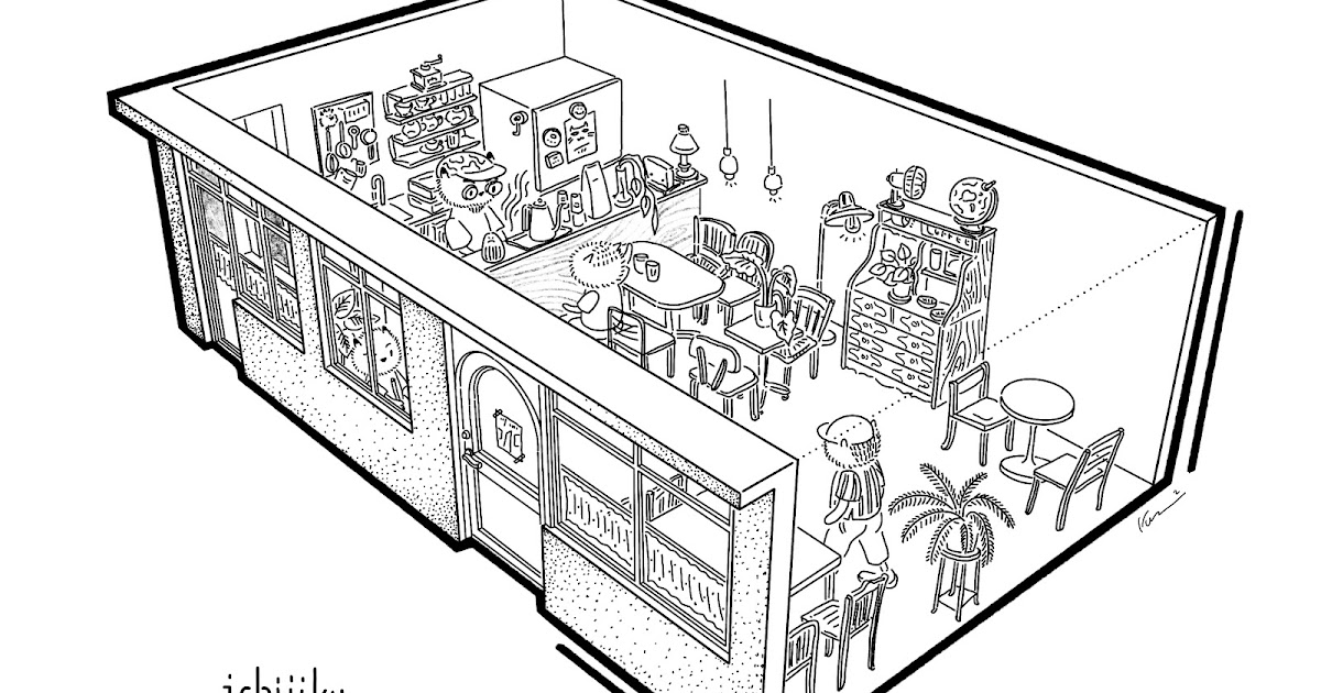 Top view of Restaurant