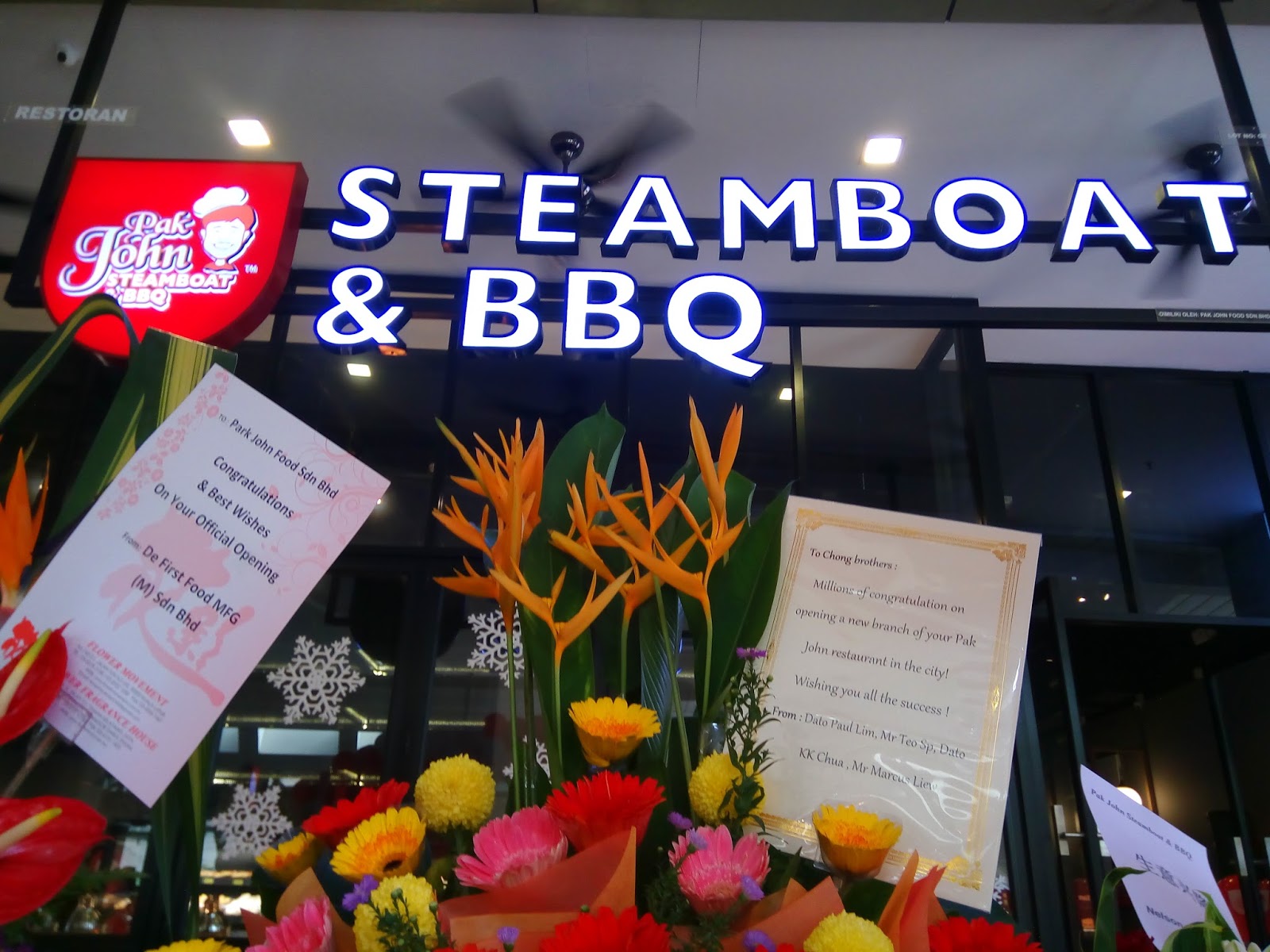 Cawangan baharu Pak John Steamboat di IOI City Mall Putrajaya