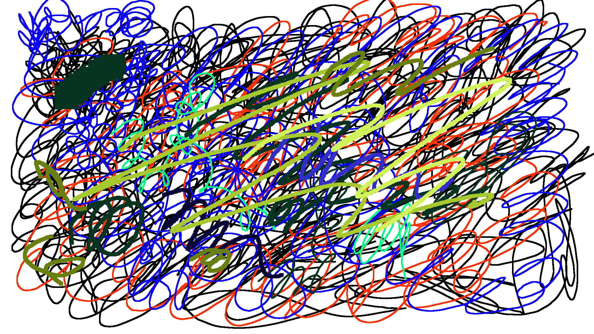 Art Lesson One: Scribbling