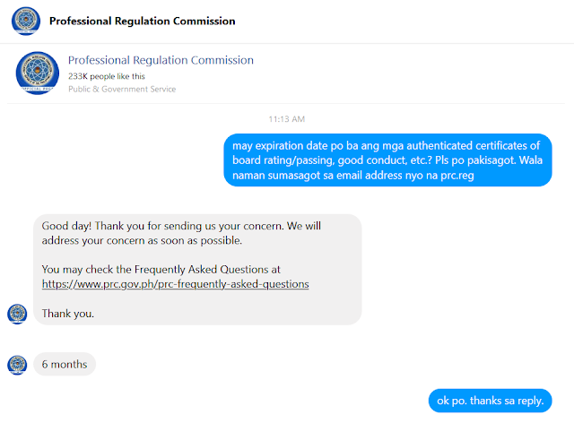 How to Authenticate PRC Certificate of Registration , Itemized Board ...