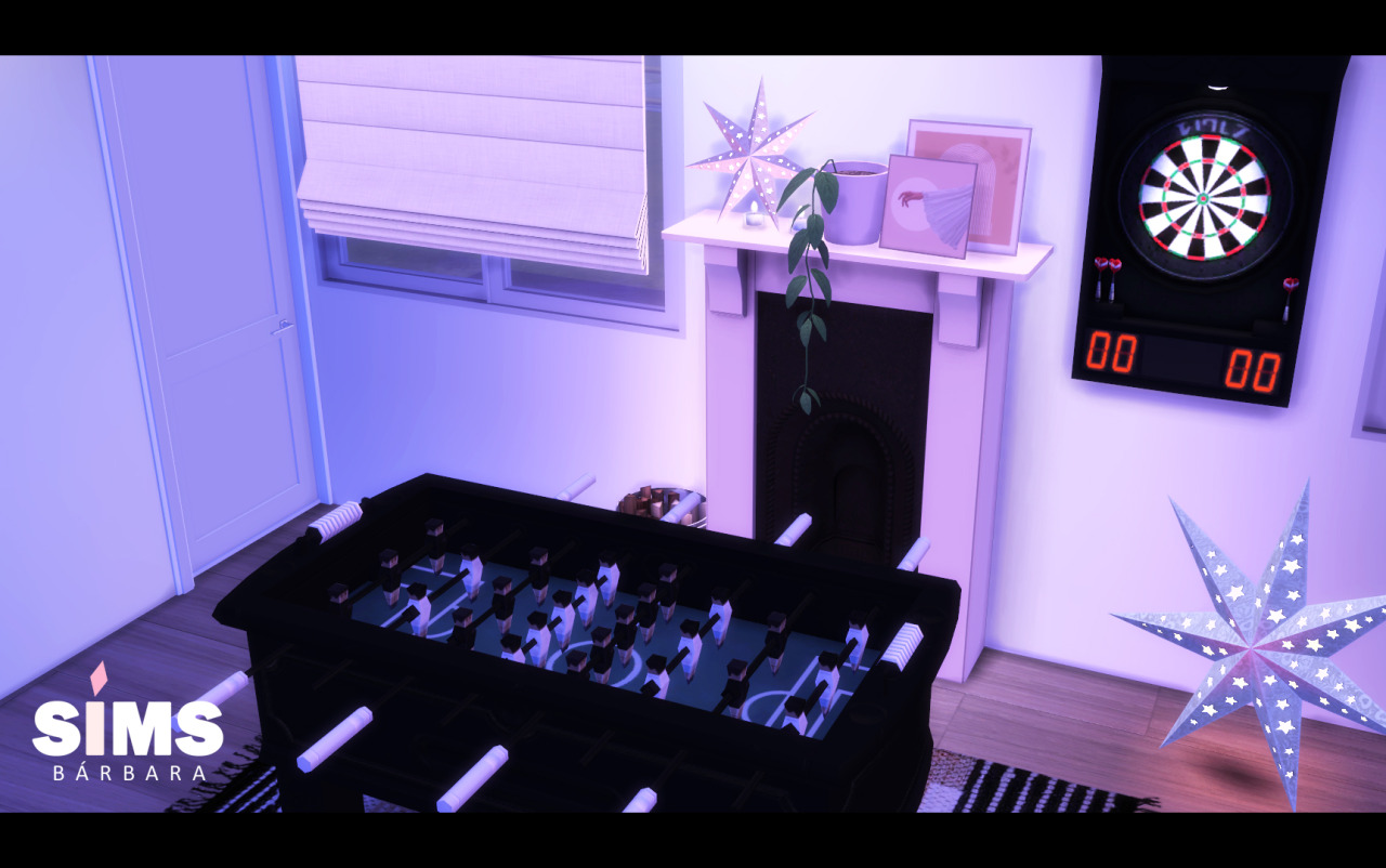 SIMS 4 - Dartborad + Foosball table Recolor - Barbara Sims - Bárbara Sims
