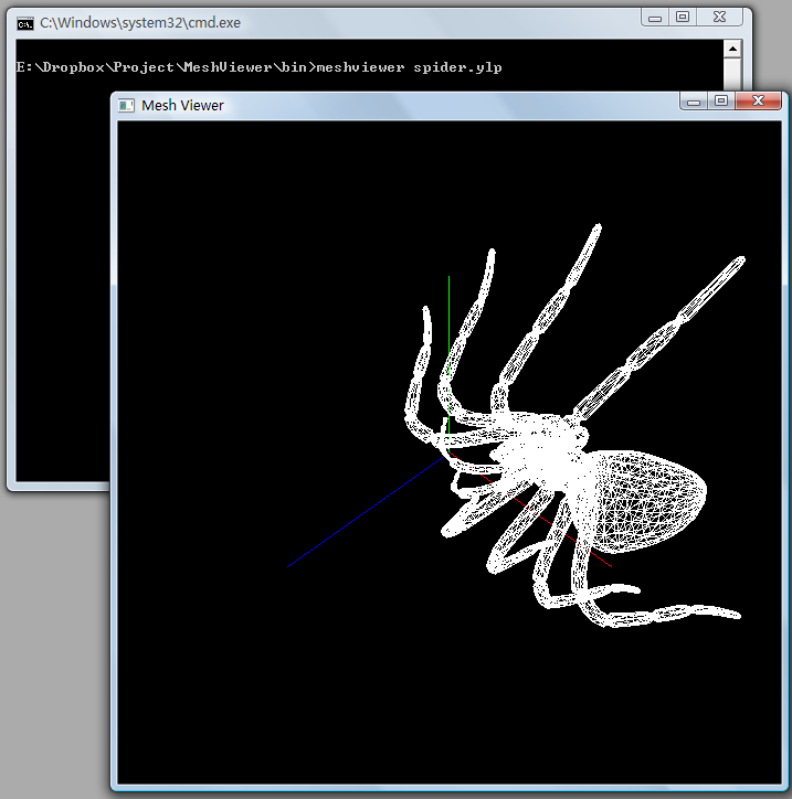 Happy Cosmos: A 3D Mesh Model Viewer Based on OpenGL