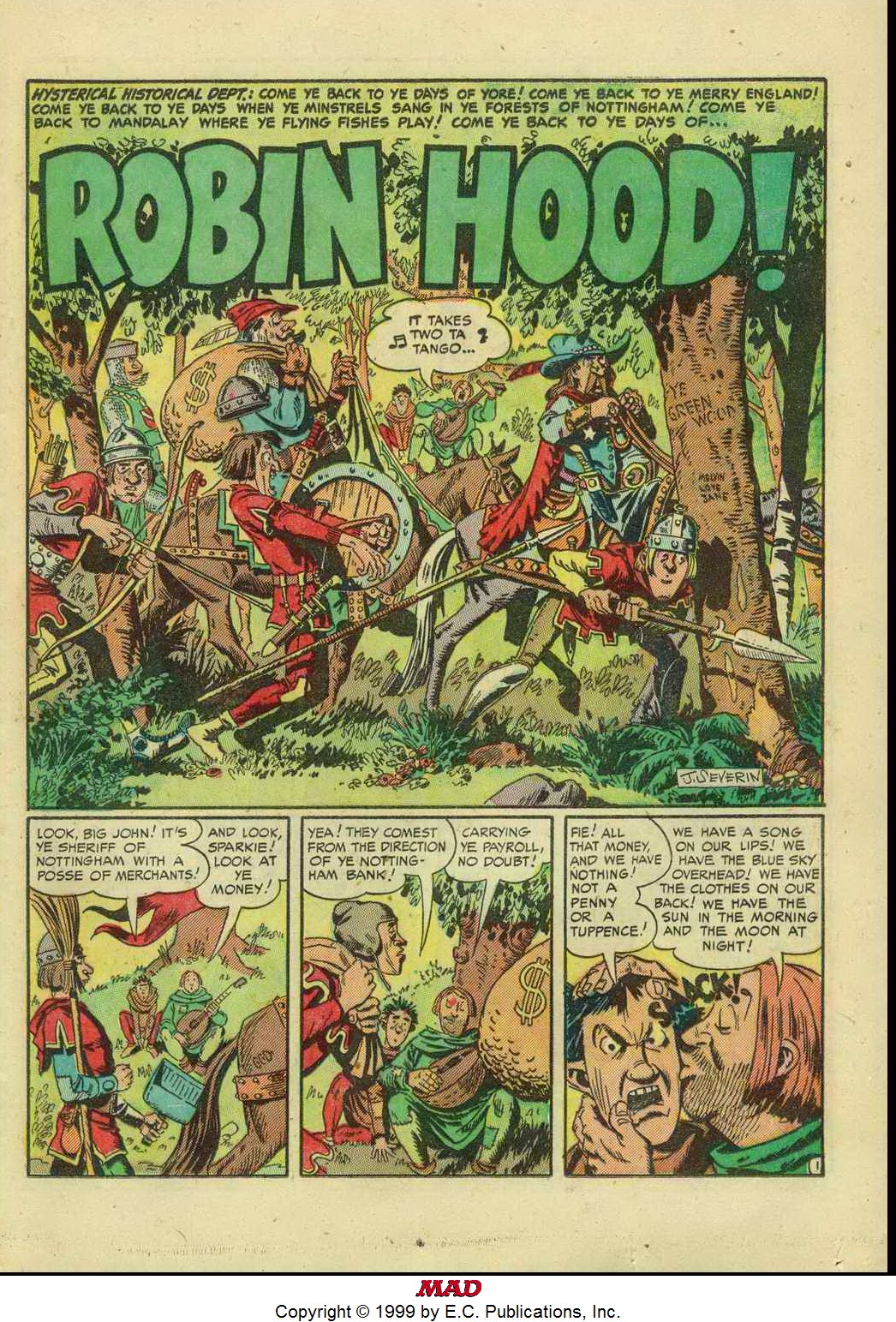 Chicken Fat: SUNDAY FUNNIES!! MAD's Robin Hood