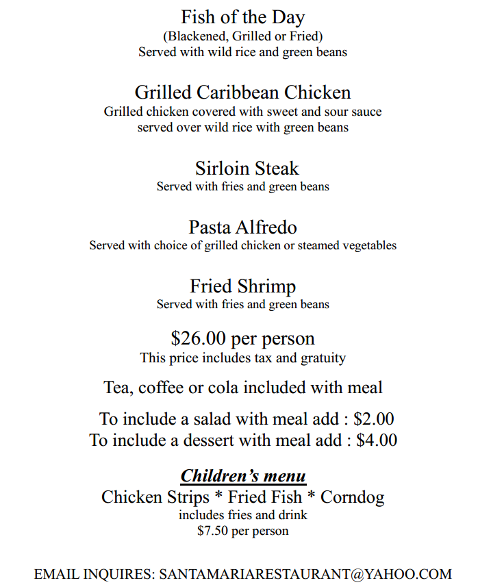 Santa Maria Restaurant