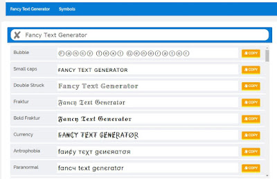 Fancy Text: Fancy Sylish Text Generator
