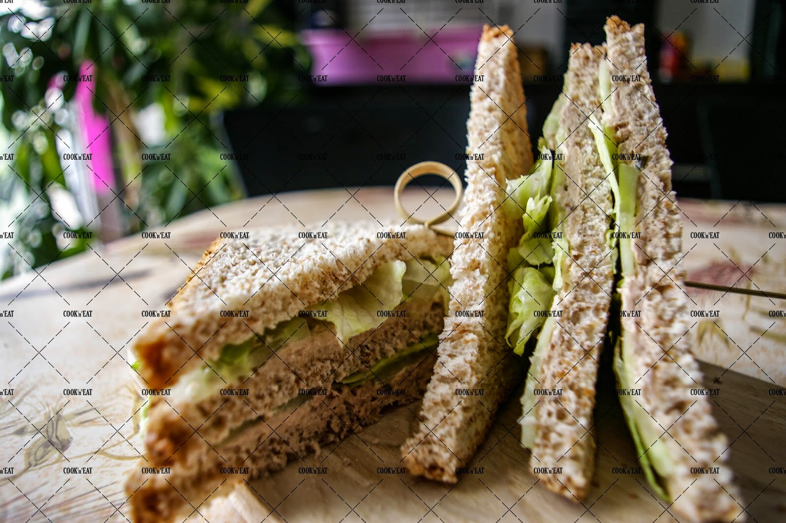 Recette de club sandwich aux rillettes de thon