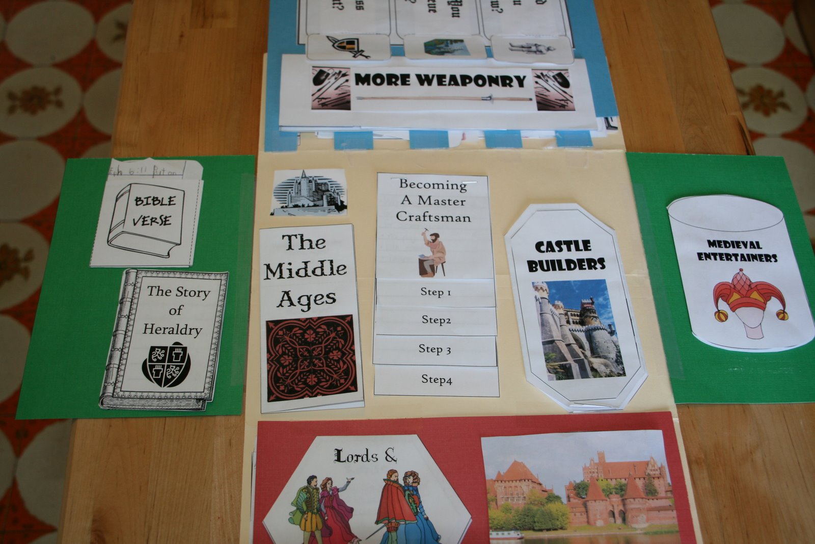 No One Here Thinks I'm Funny: Medieval Times Lapbook