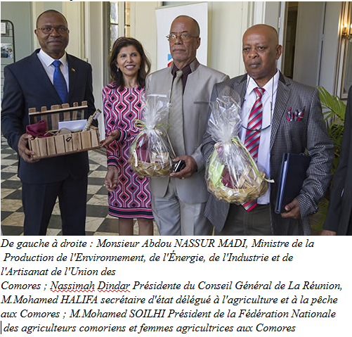 Frédéric CADET reçoit le Ministre comorien de l'Energie et de l ...