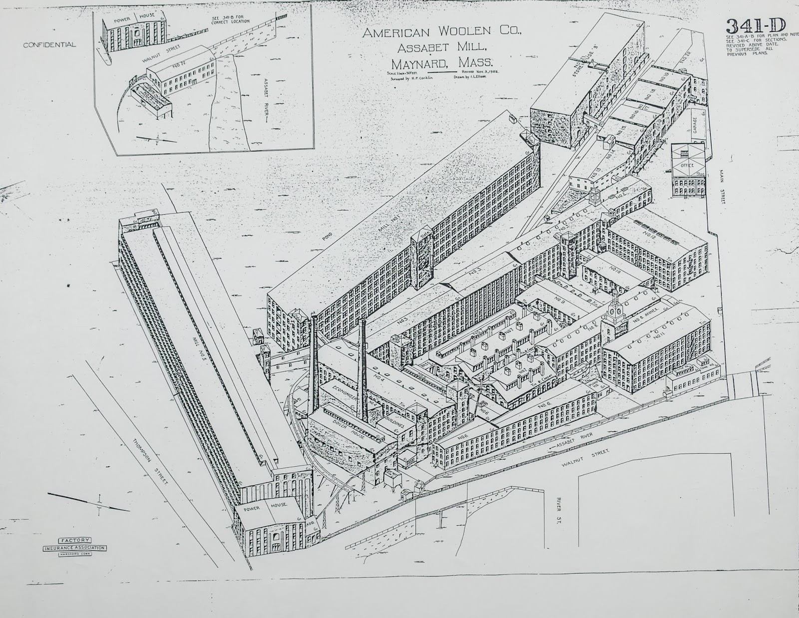 Maynard Life Outdoors and Hidden History of Maynard: Woolen Mill: Booms ...