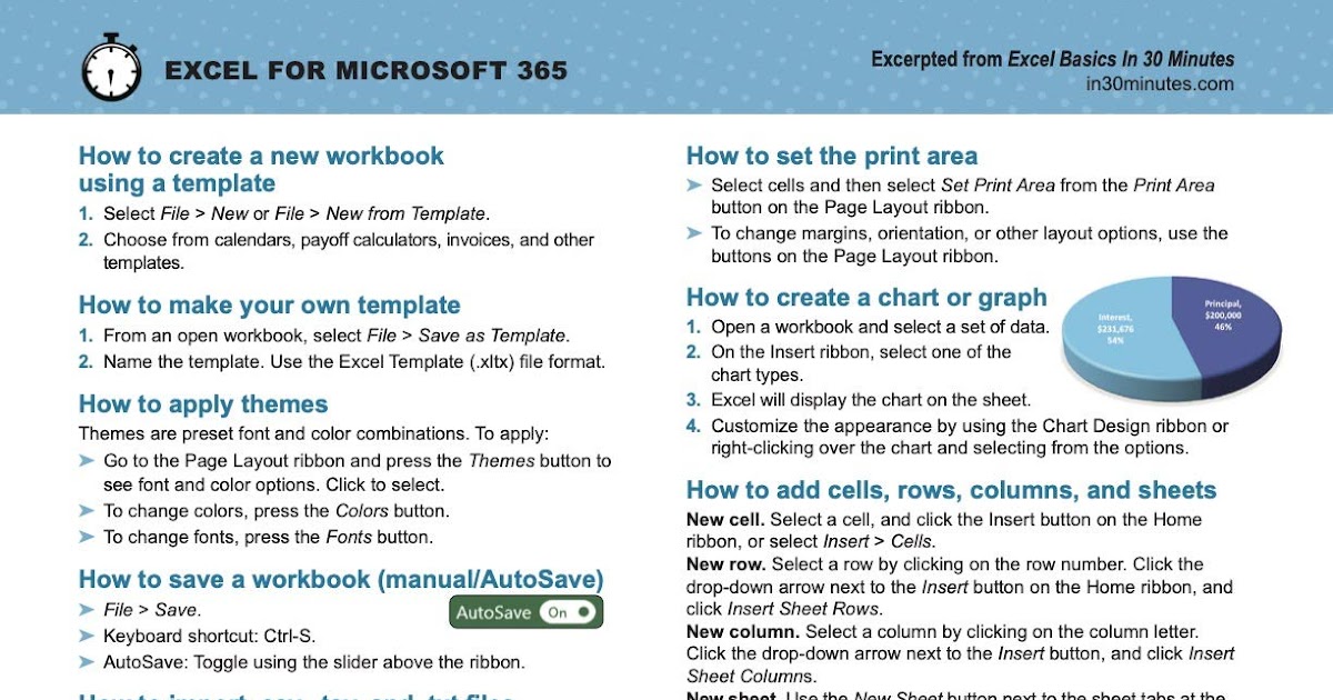 Excel for Microsoft 365 Reference and Cheat Sheet: The unofficial cheat ...