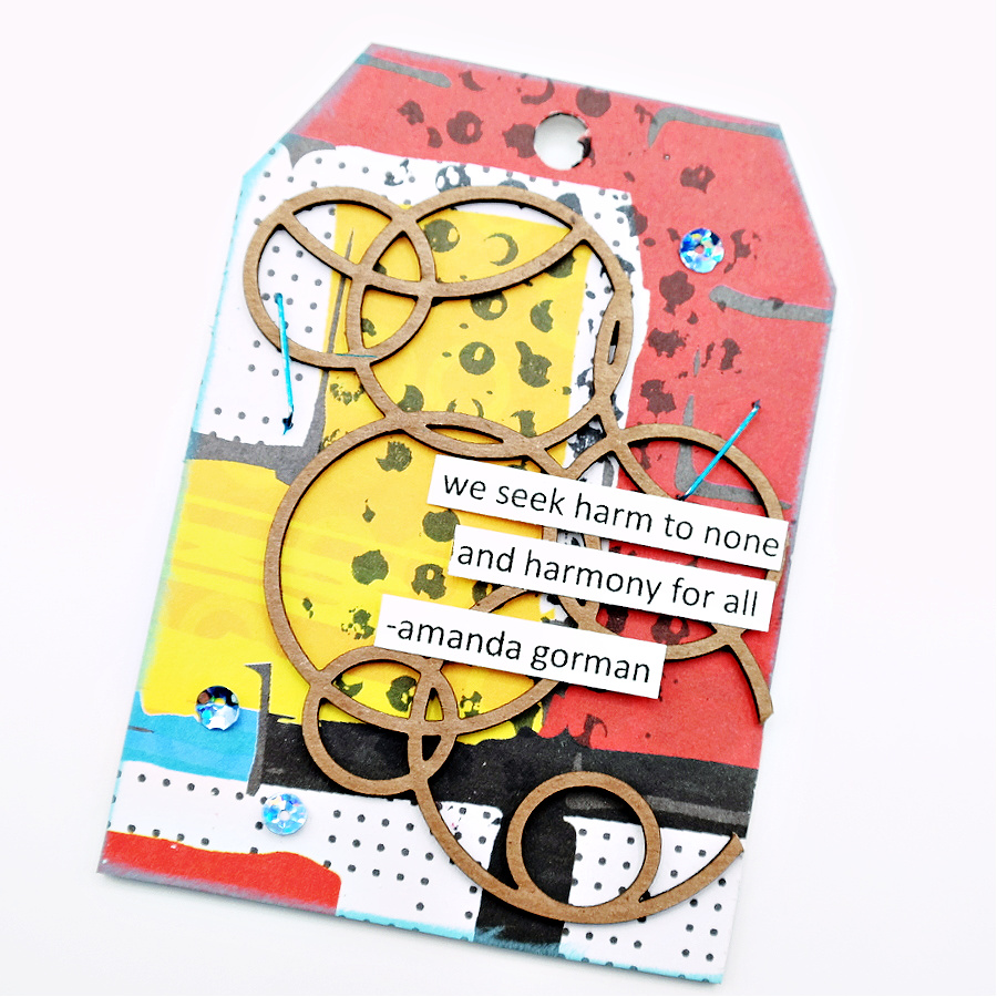 Inspirational Abstract Tag Set - Creative Embellishments
