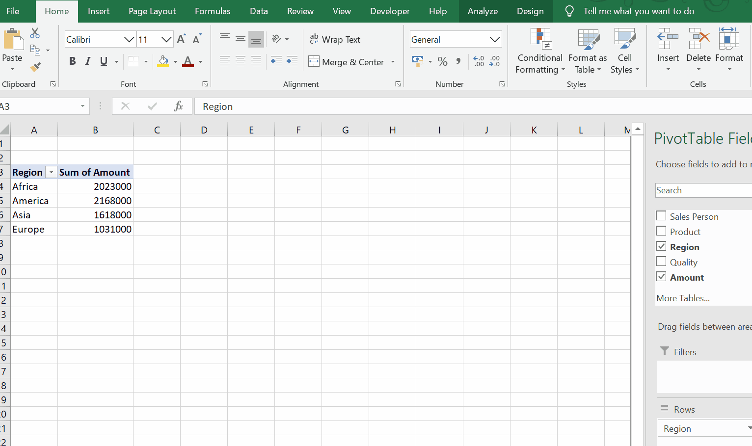 The Functions in Microsoft Excel: SLICERS IN EXCEL