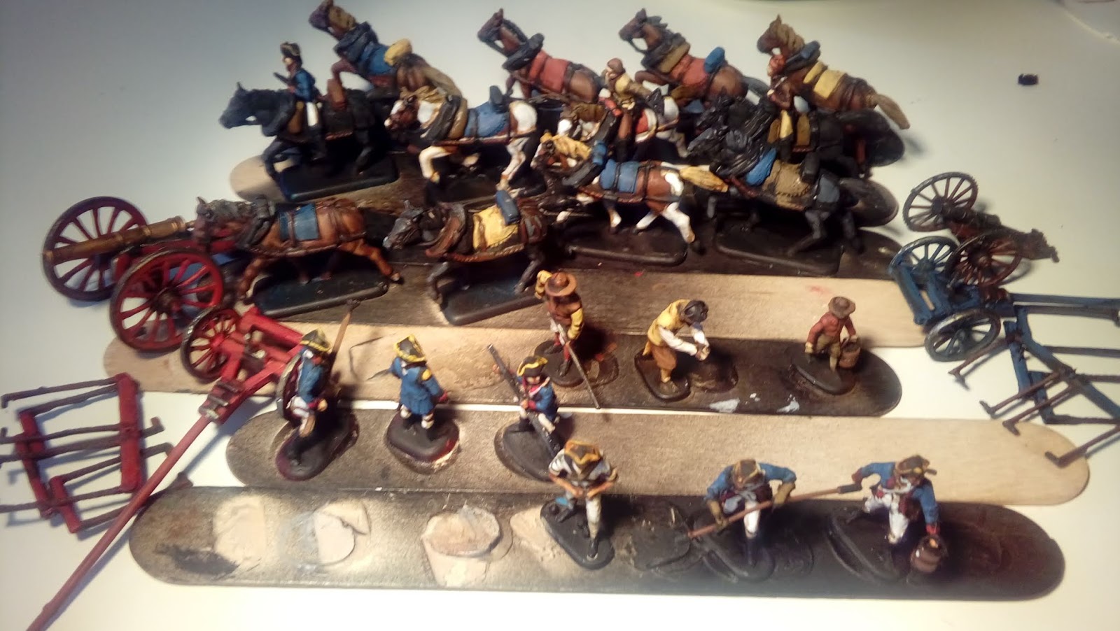 modelling AWI: 1/72 AWI, British and American Artillery