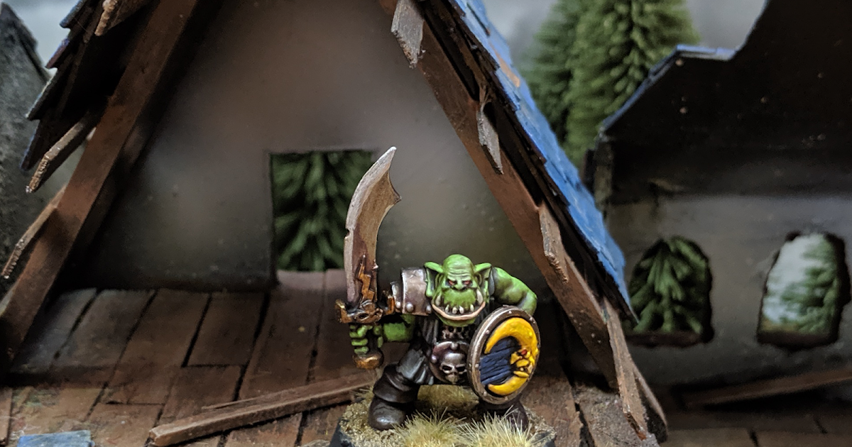 Another wargaming blog: A lone plastic orc
