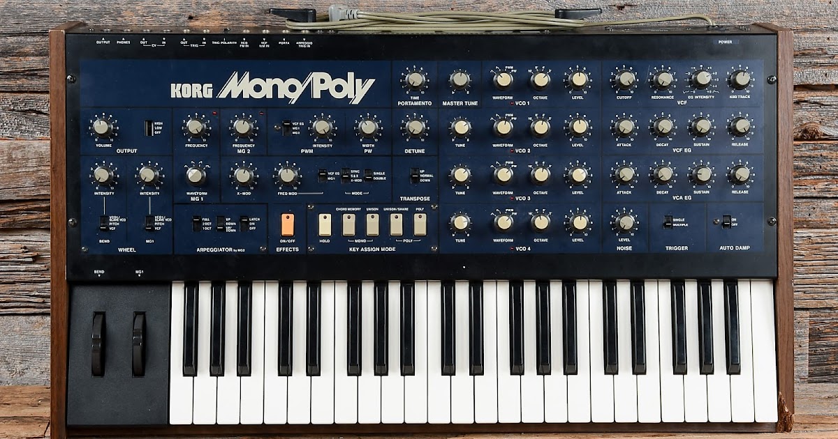MATRIXSYNTH: Korg Mono/Poly Analog Synthesizer SN 371445
