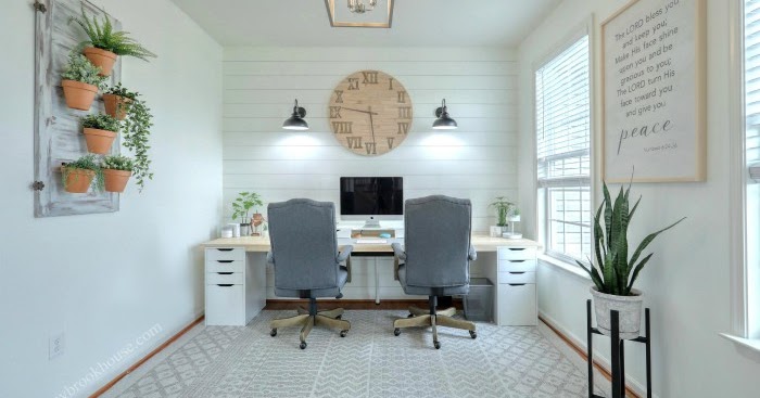 Farmhouse Office Start To Finish | The Stonybrook House