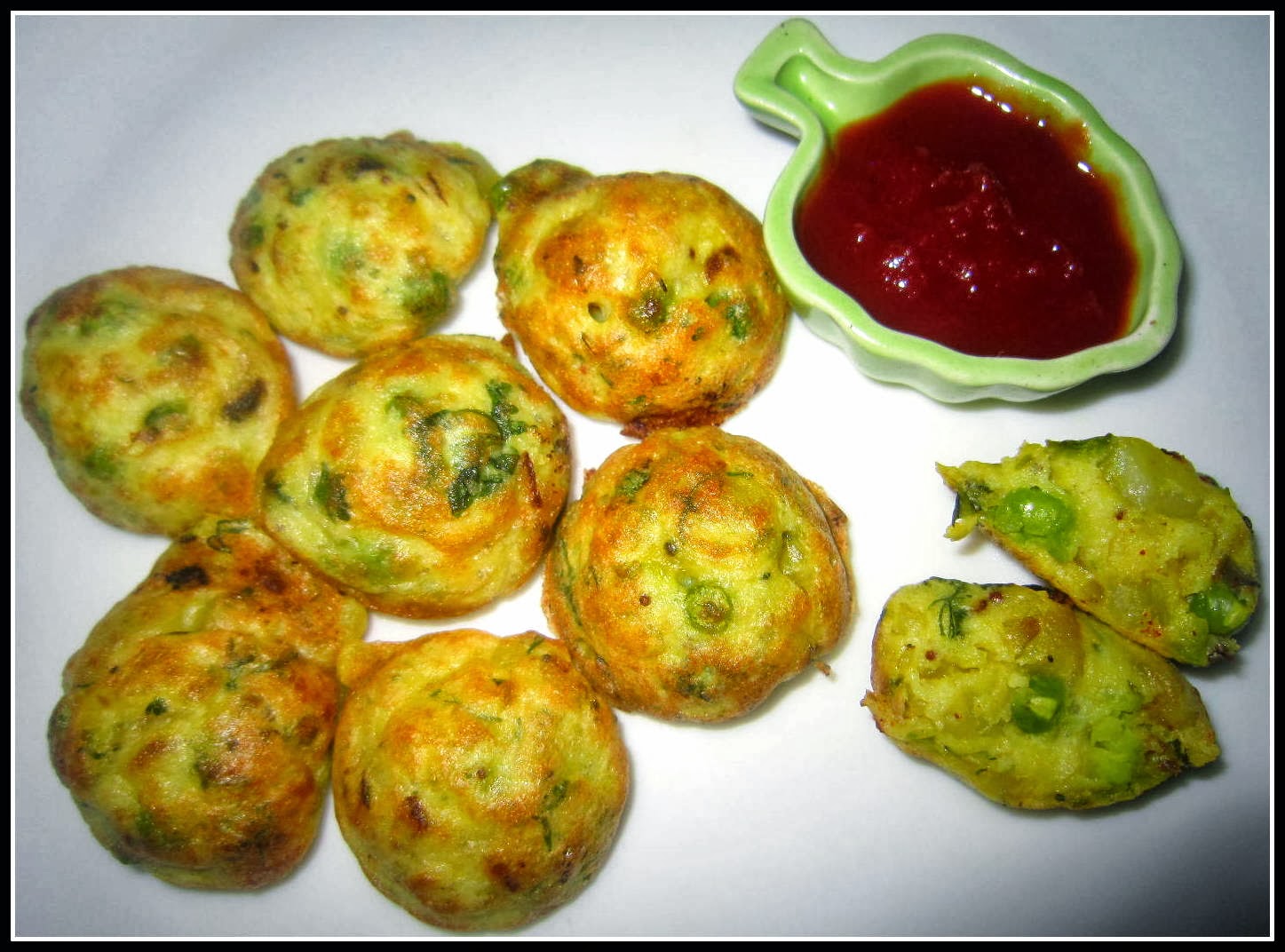 Archies Authentic Touch: Aaloo Mutter Masala Stuffed Appos/ paddu/Gundu ...