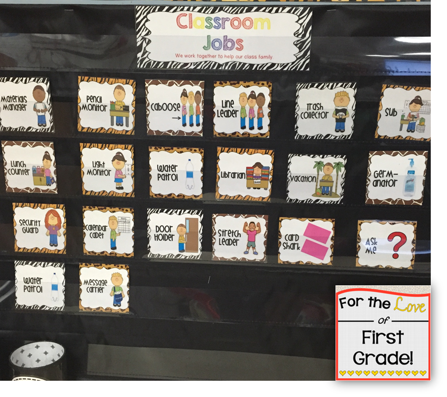 For the Love of First Grade: Student Jobs in the Classroom