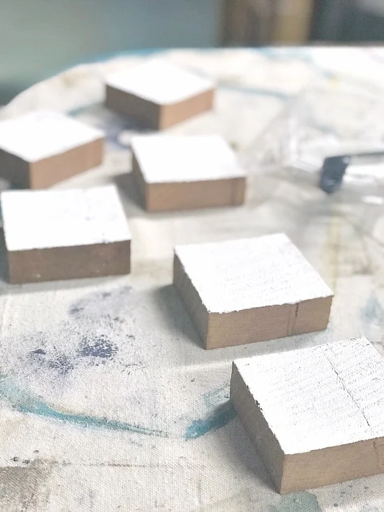 How to Make Rustic Letter Blocks