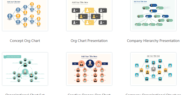 Free Printable and Editable Org Chart Templates