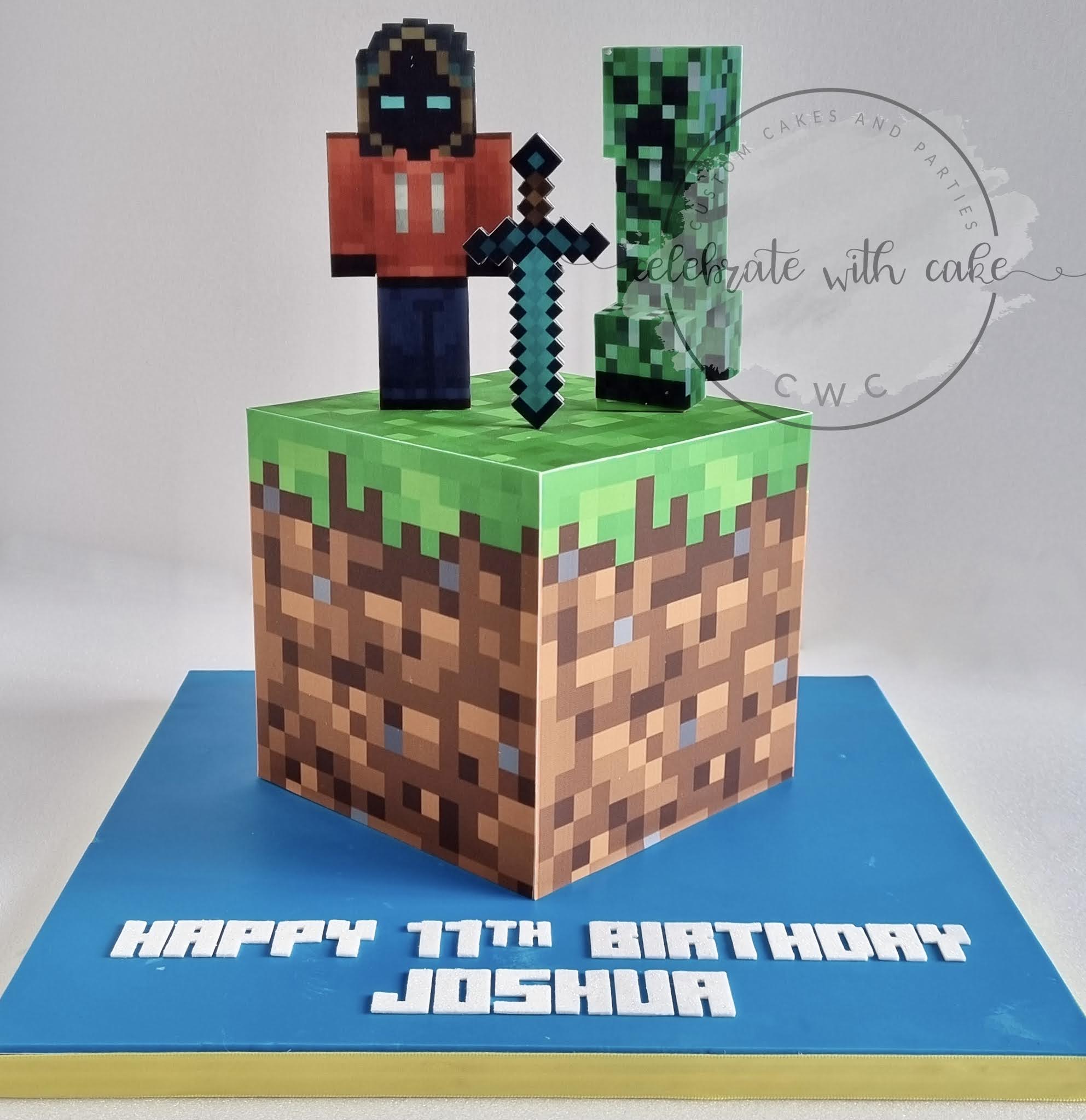 Minecraft Herobrine Cakes
