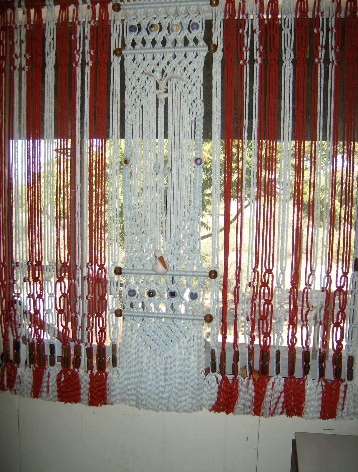 Custom Macrame Window Treatments