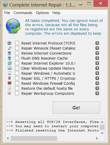 Free instals Complete Internet Repair 9.1.3.6322 - kolbucks