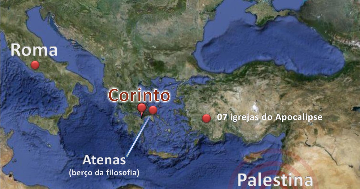 Numinosum Teologia: CORINTO NO MAPA