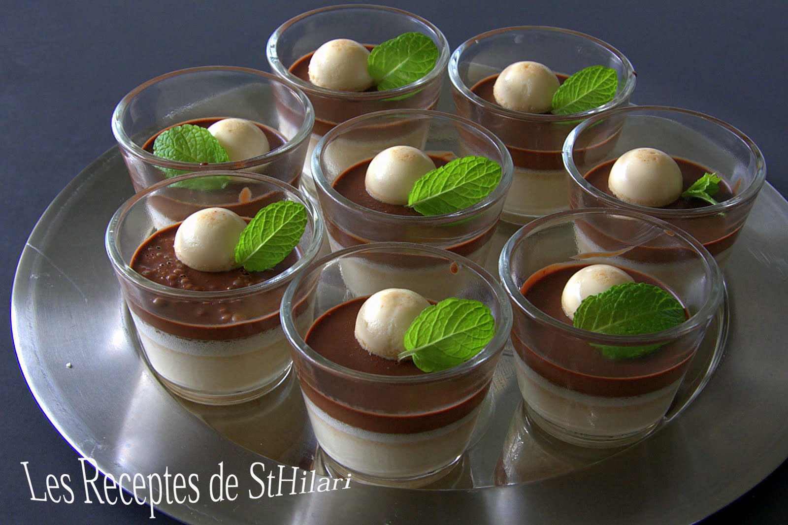 Les Receptes de StHilari: GOTET DE PANA COTTA DE TORRÓ I XOCOLATA