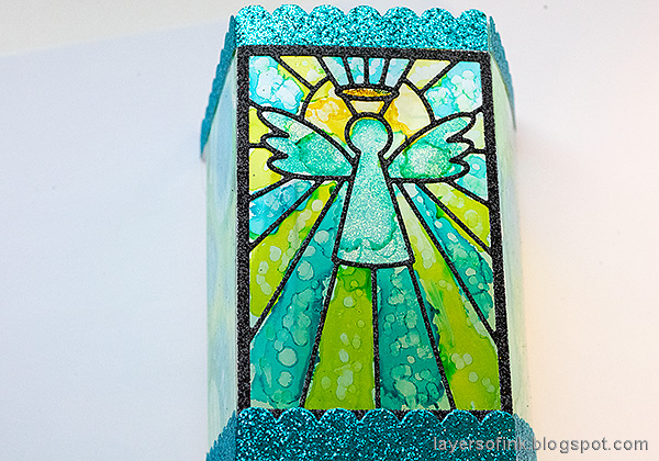 Layers of ink: Stained Glass Effect