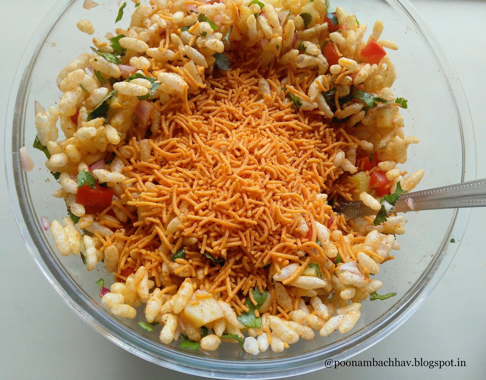 Annapurna: Jhal Muri / Spicy Puffed Rice Snack Recipe