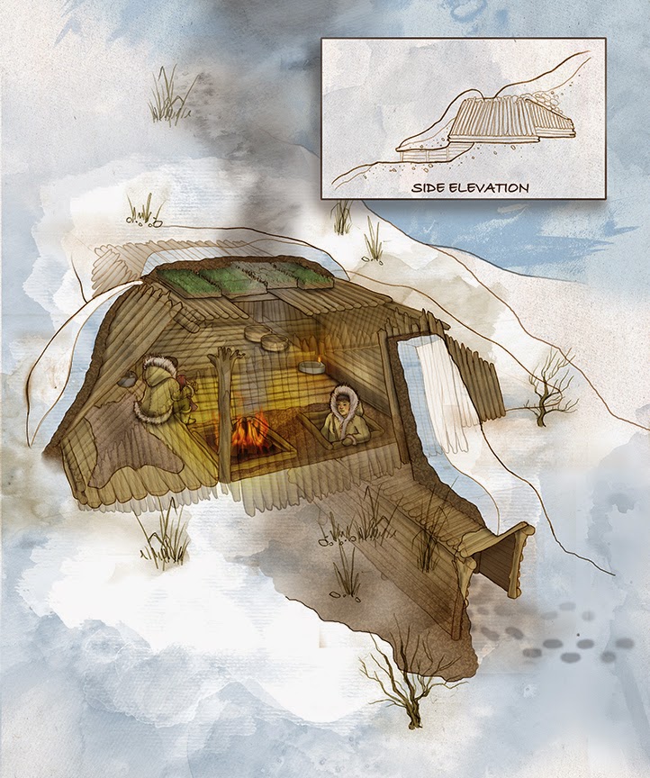 Andy Mora Illustration/Design: Inuit Drift House for Canadian ...