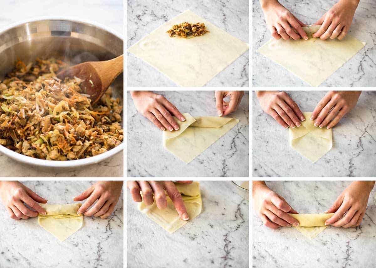 Chicken Spring Roll Recipe - Yummy Traditional