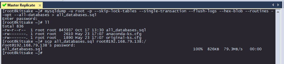 How to Setup Replicate MySQL on RHEL 7