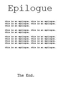 Writing 101: Do You Need an Epilogue? ~ Jade Varden Official Blog