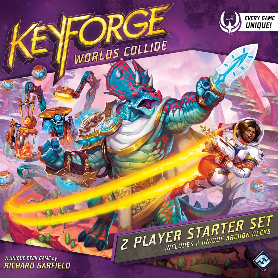 The Game Shelf: Thoughts from the Yellow Meeple:- Keyforge: Worlds Collide