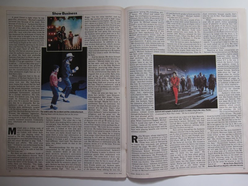 My MJJ Collection: Time March 19, 1984
