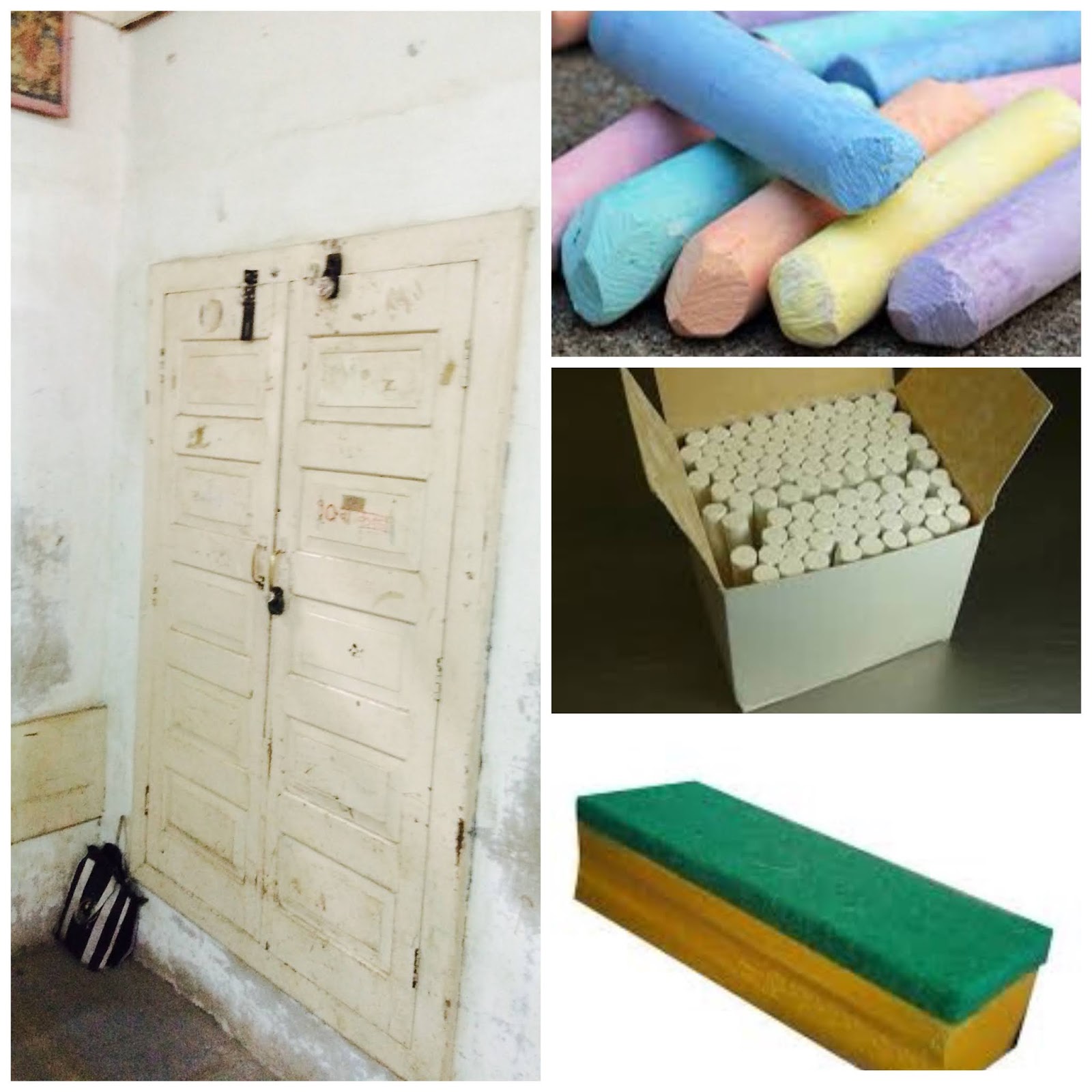 लिहावंसं वाटलं: आठवणीतल्या गोष्टी - फळा आणि खडू