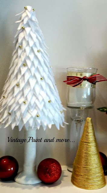 Handmade for Christmas - Trees | Vintage, Paint and more...