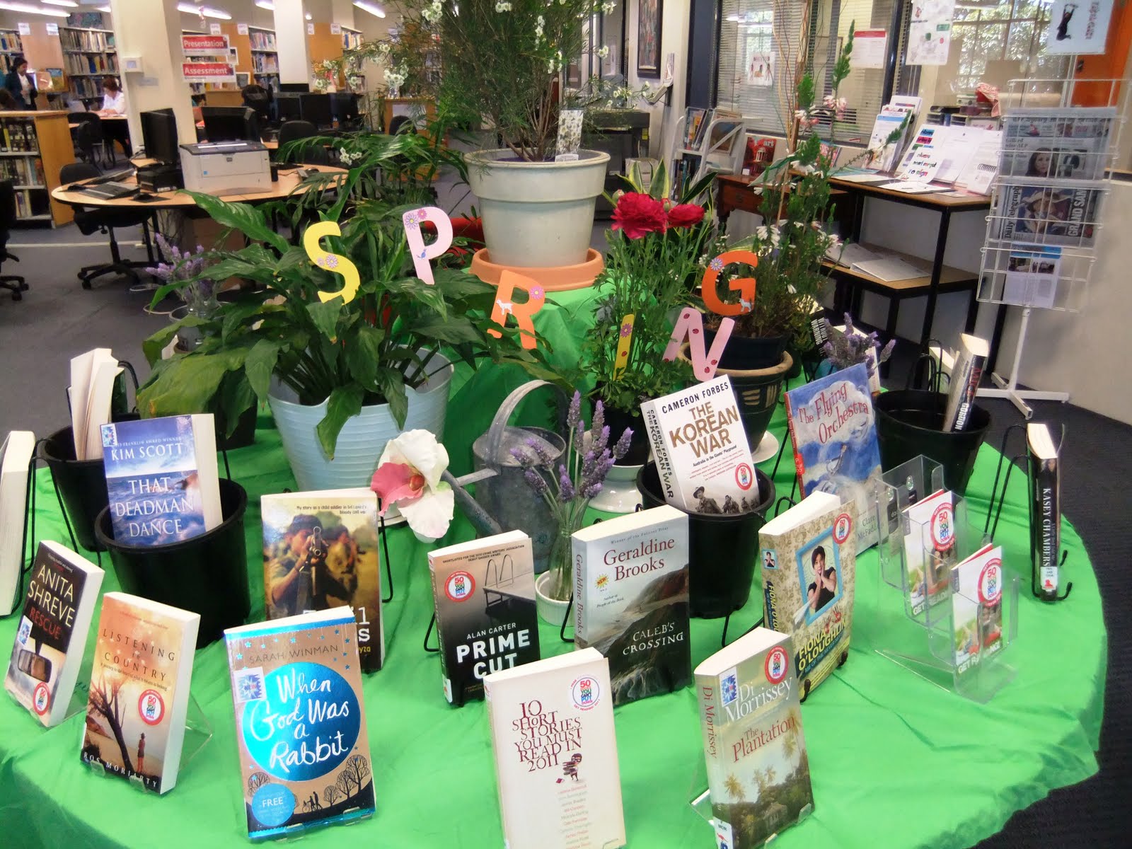 Library Displays: Spring