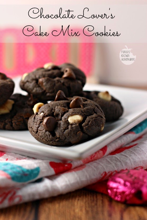 Chocolate Lover's Cake Mix Cookies | Mandy's Recipe Box