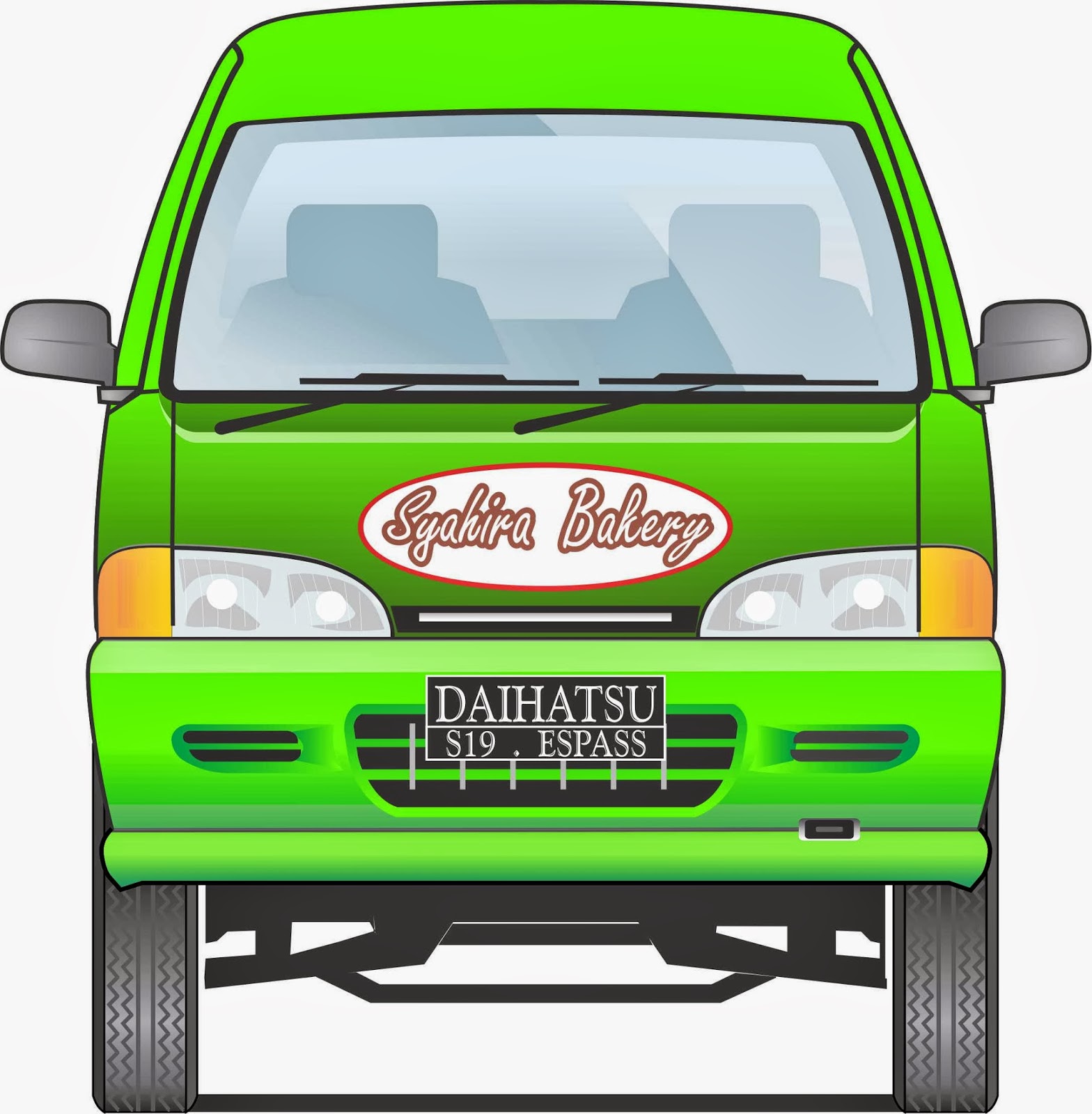 gnp design: Branding Daihatsu Espass "SYAHIRA BAKERY"