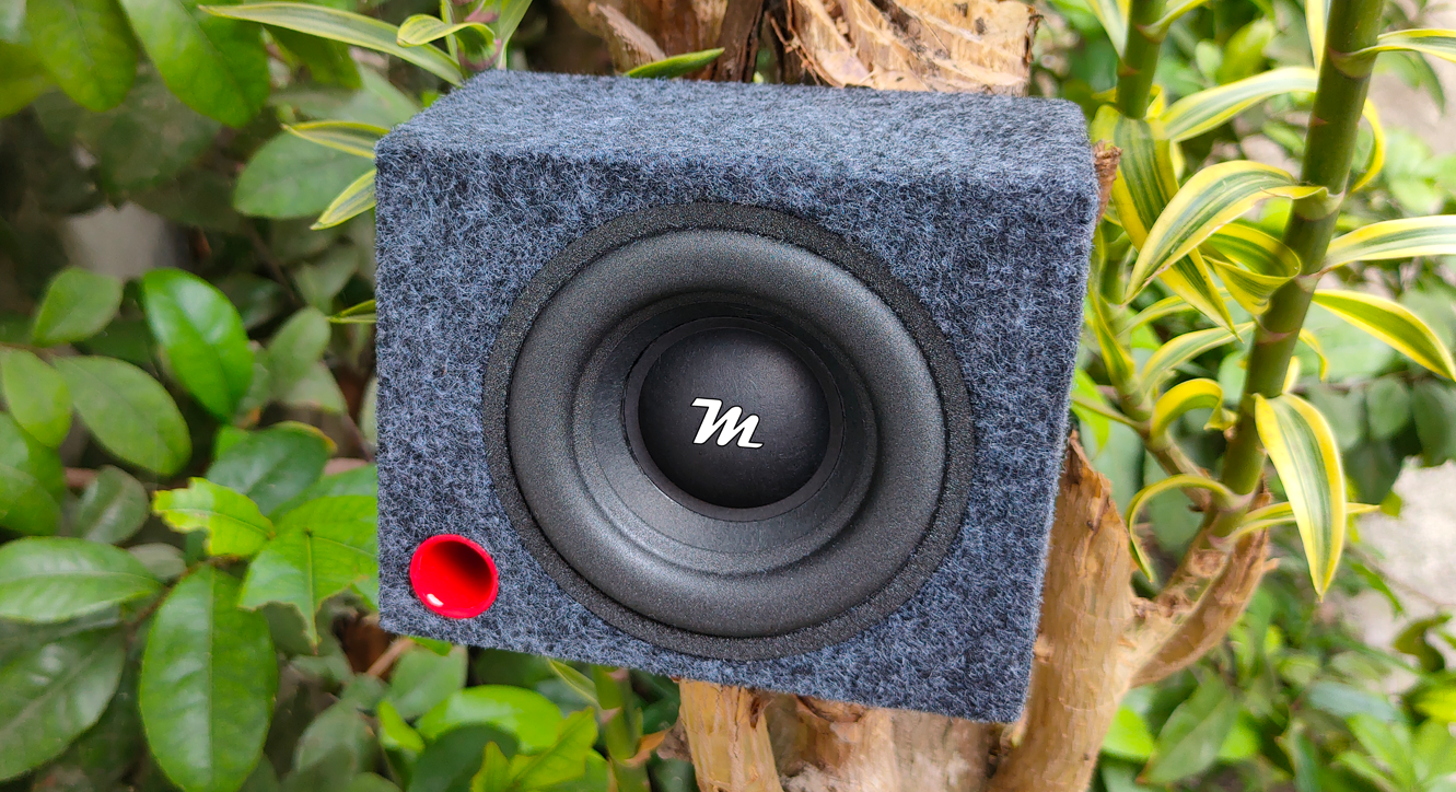 DIY Mini Subwoofer: Mini Subwoofer Enya Only Time Bass Test