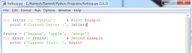 PYTHON BASICS - RAMESH'S BLOG