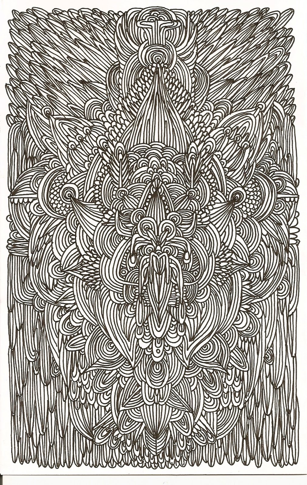 Thought Cloud Factory News: abstract pen drawing