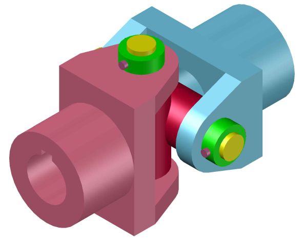 Machine Drawing: Universal coupling