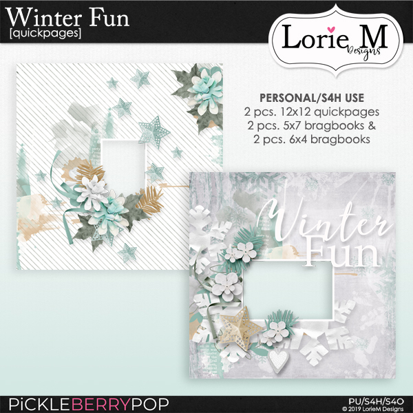 LorieM Designs: Last Chance Winter Fun BBD, $4.00 + Freebie